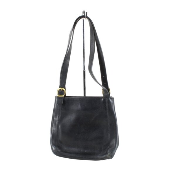 Unbranded | Bags | Womens Black Leather Bucket Buckle Shoulder Bag ...